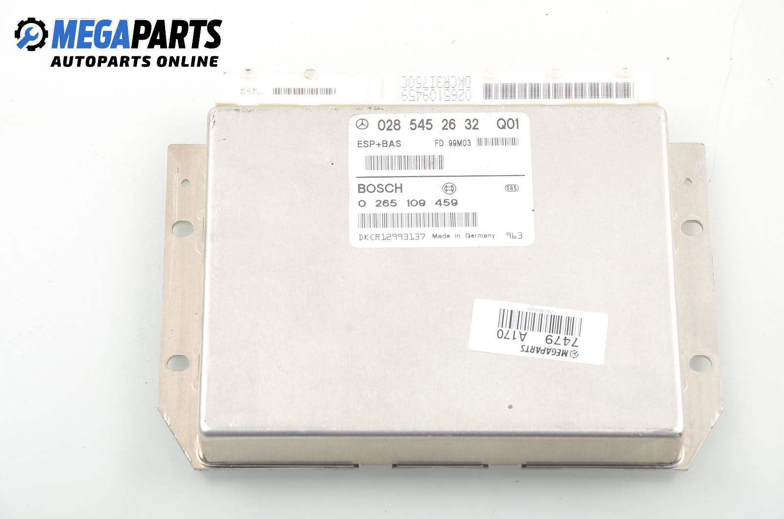 ABS/ESP control module for Mercedes-Benz A-Class W168 1.7 CDI, 90 hp, 5 ...